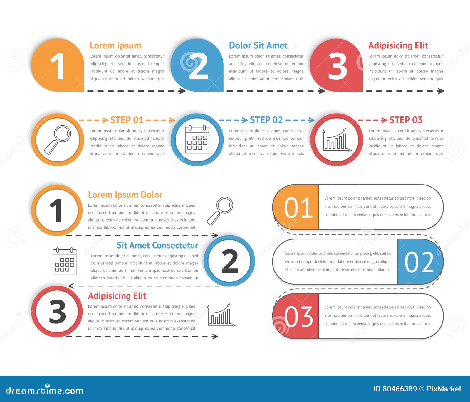 Process Infographics stock vector. Illustration of icon - 80466389
