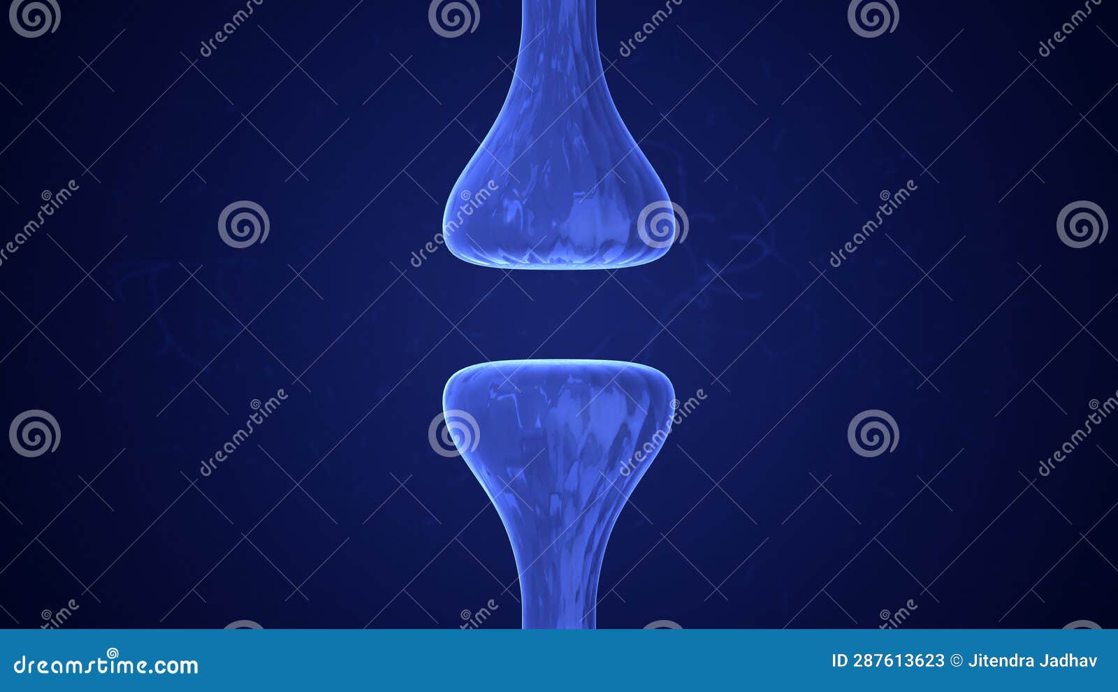 Neuron Receptor and Synapse Activity Medical Concept Stock Image ...