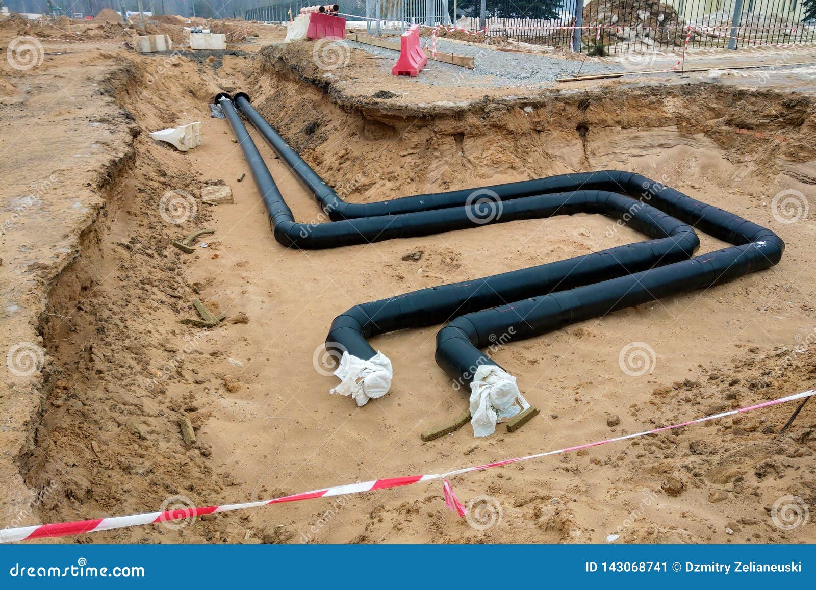 The Process of Installation of the Distribution Unit Heating Network ...