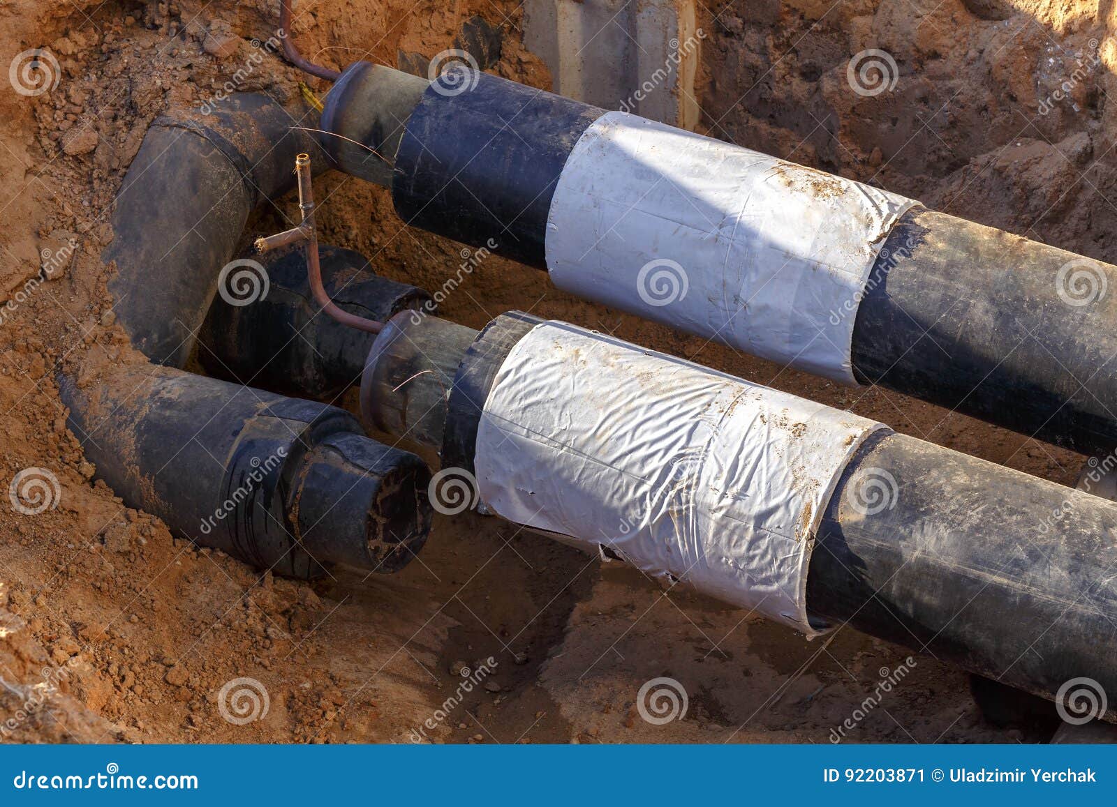 The Process of Installation of the Distribution Unit Heating Network ...