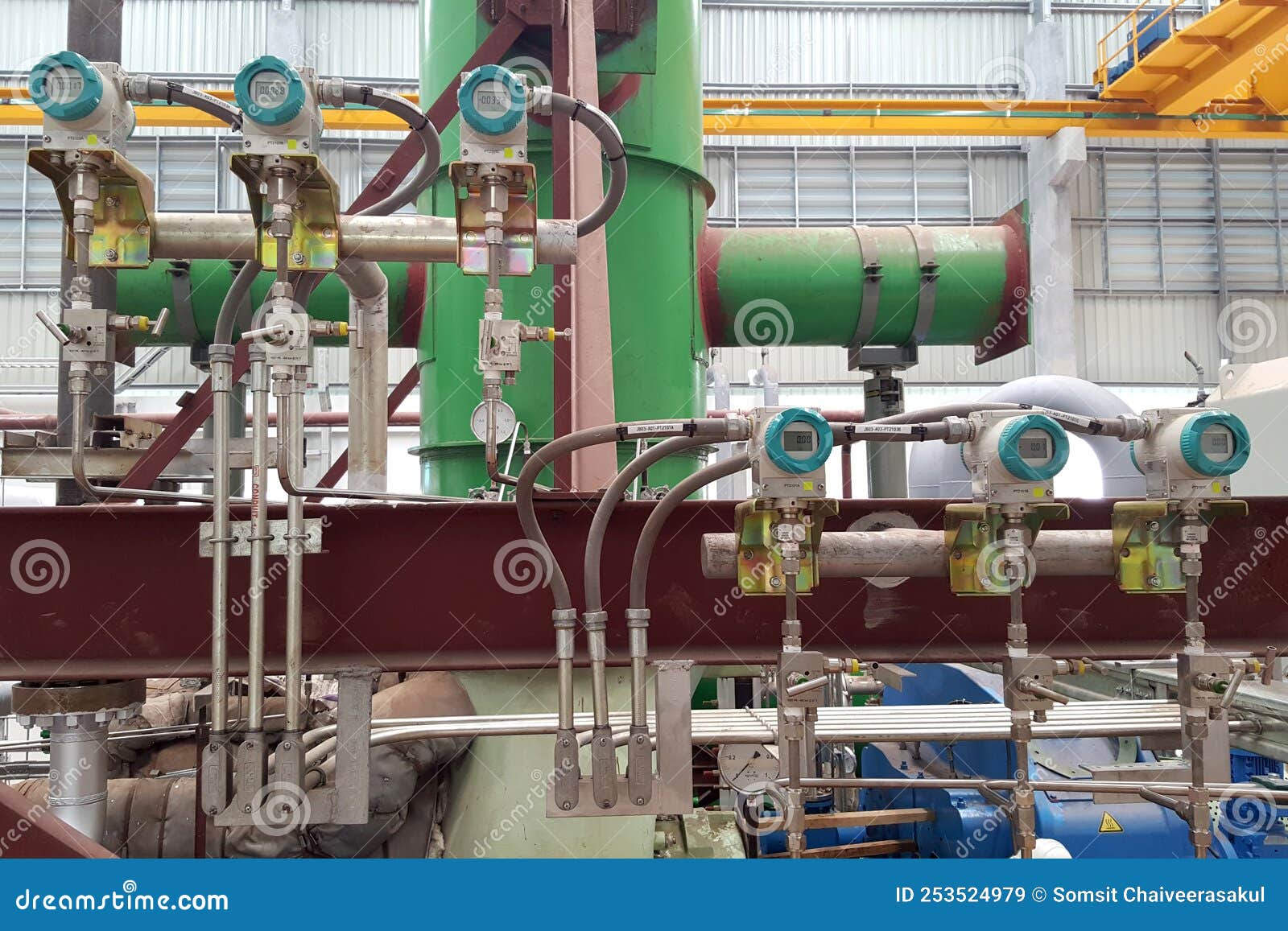 Process Instrument and Analytics Pressure Transmitter Stock Image ...