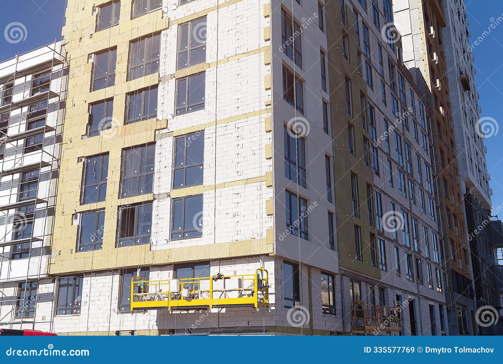The Process of Insulating External Walls in a Multi-storey Building ...