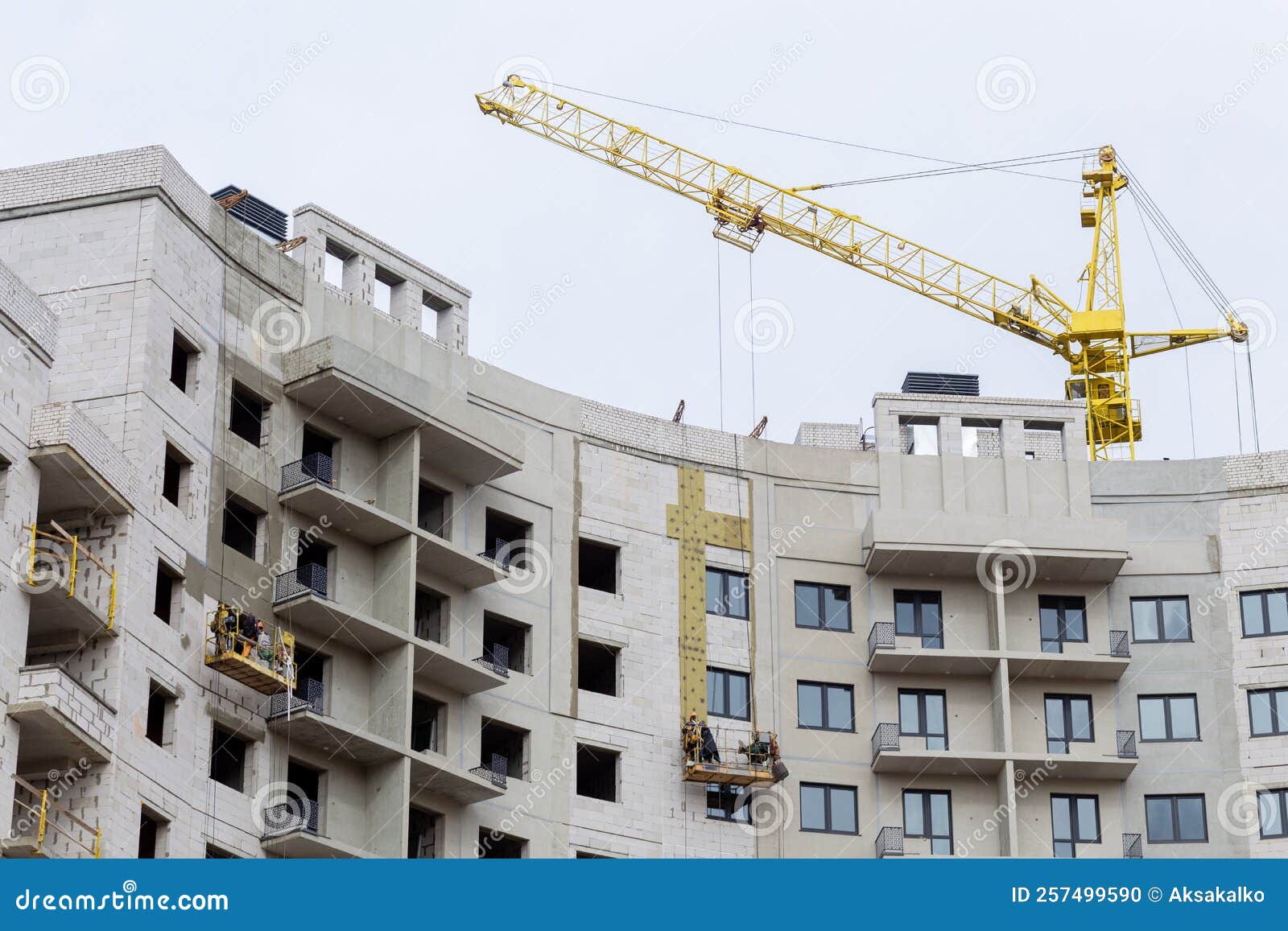 The Process of Insulating External Walls in a Multi-storey Building ...