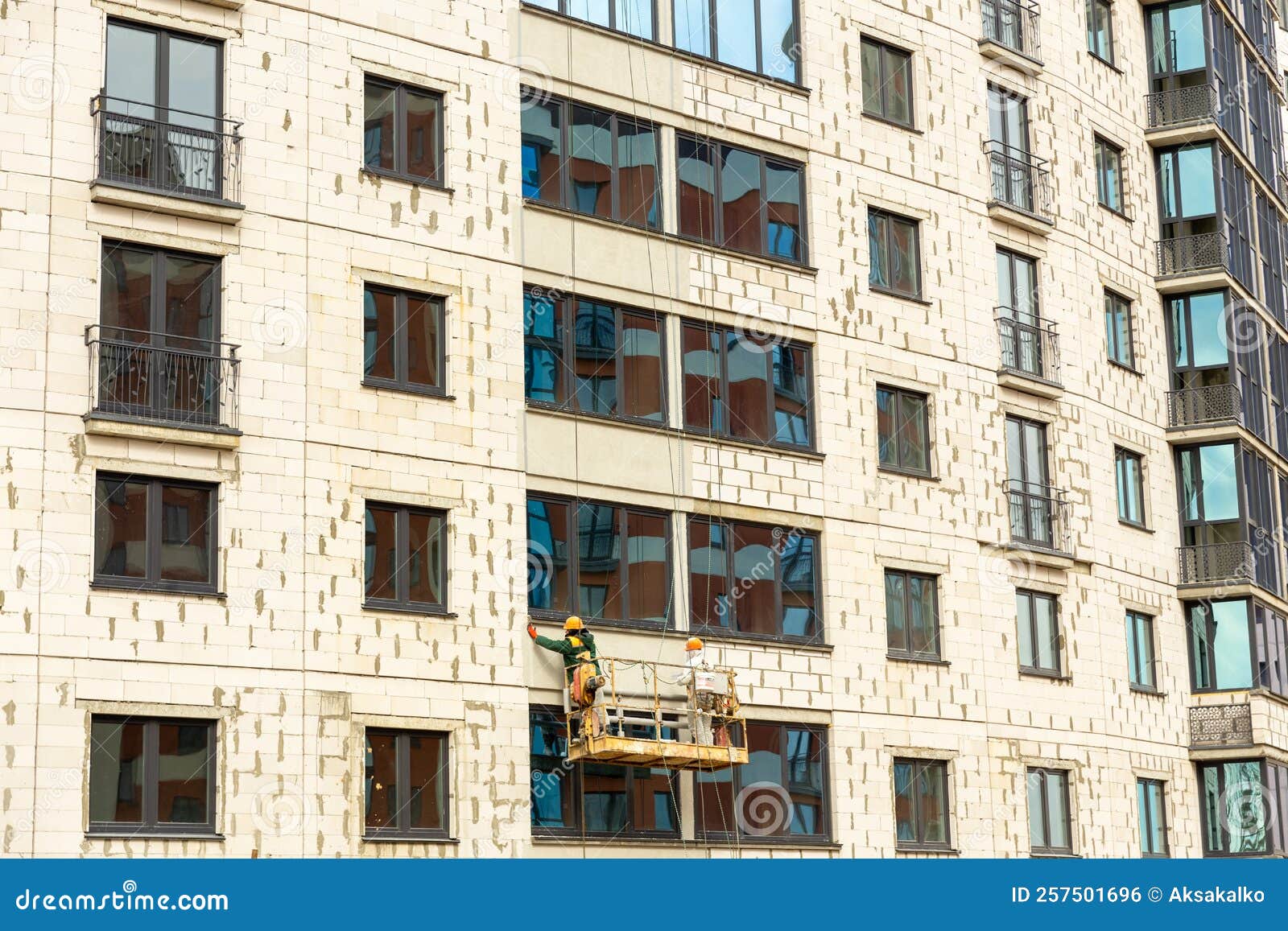 The Process of Insulating External Walls in a Multi-storey Building ...