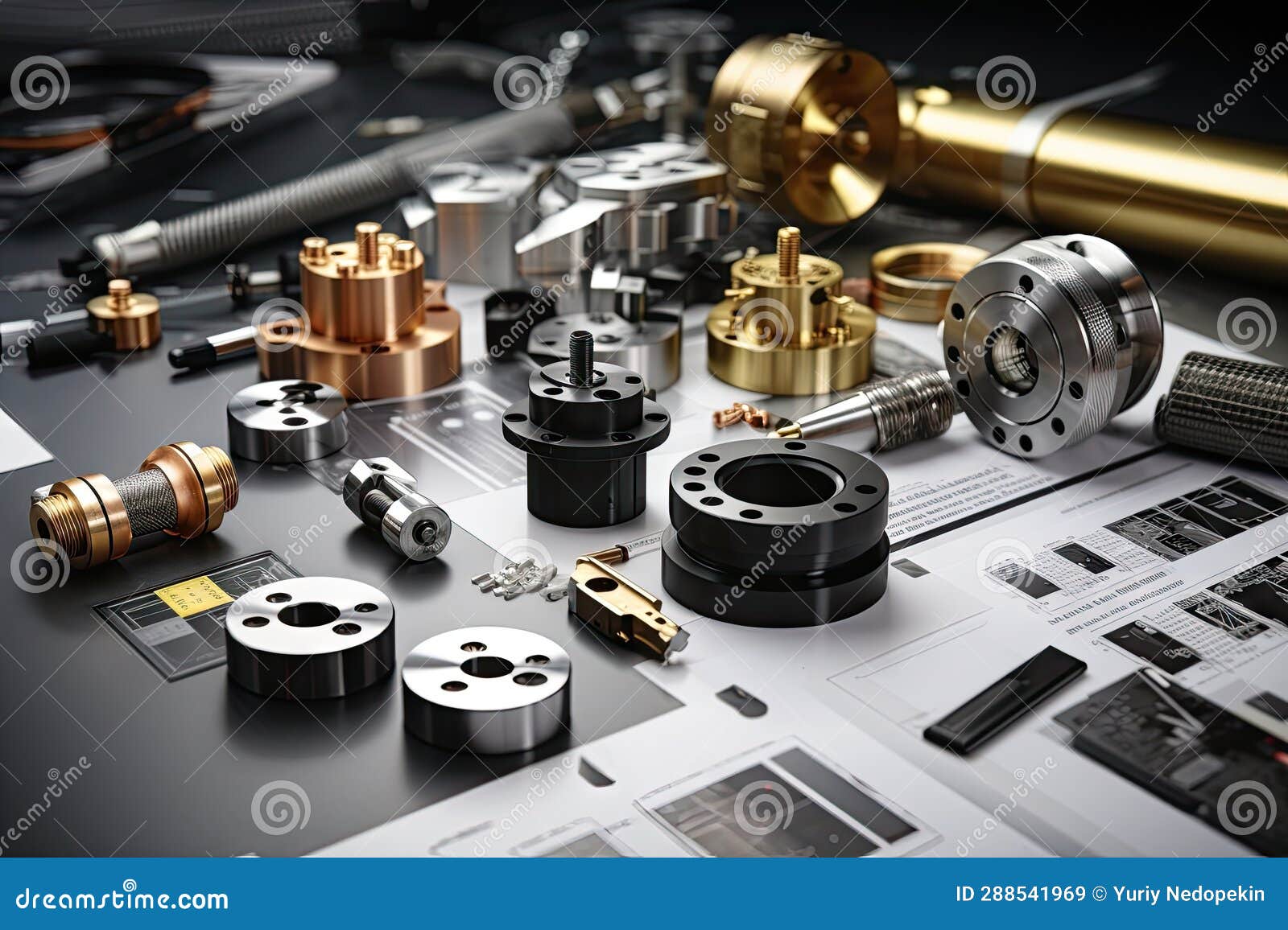 Process of Laser Manufacturing High-precision Components Stock Image ...
