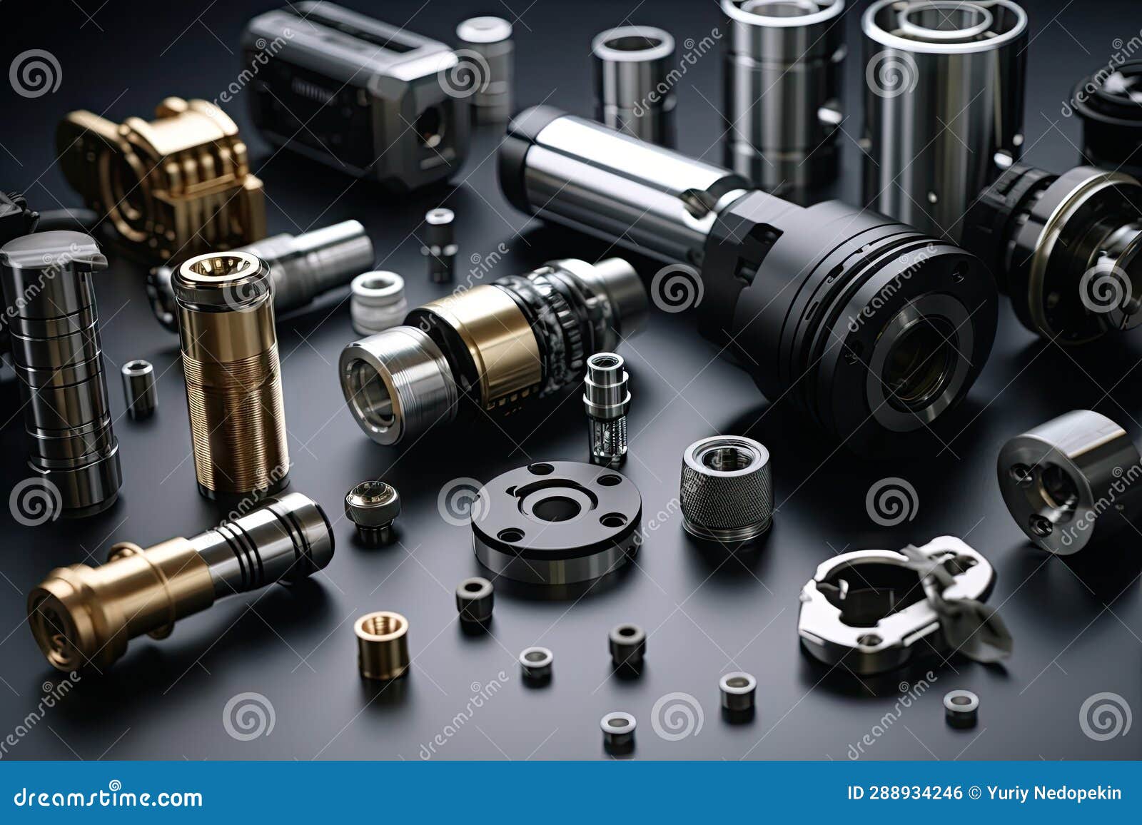 Process of Laser Manufacturing High-precision Components Stock ...