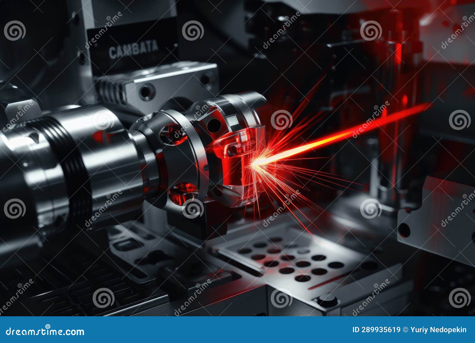 Process of Laser Manufacturing High-precision Components Stock ...