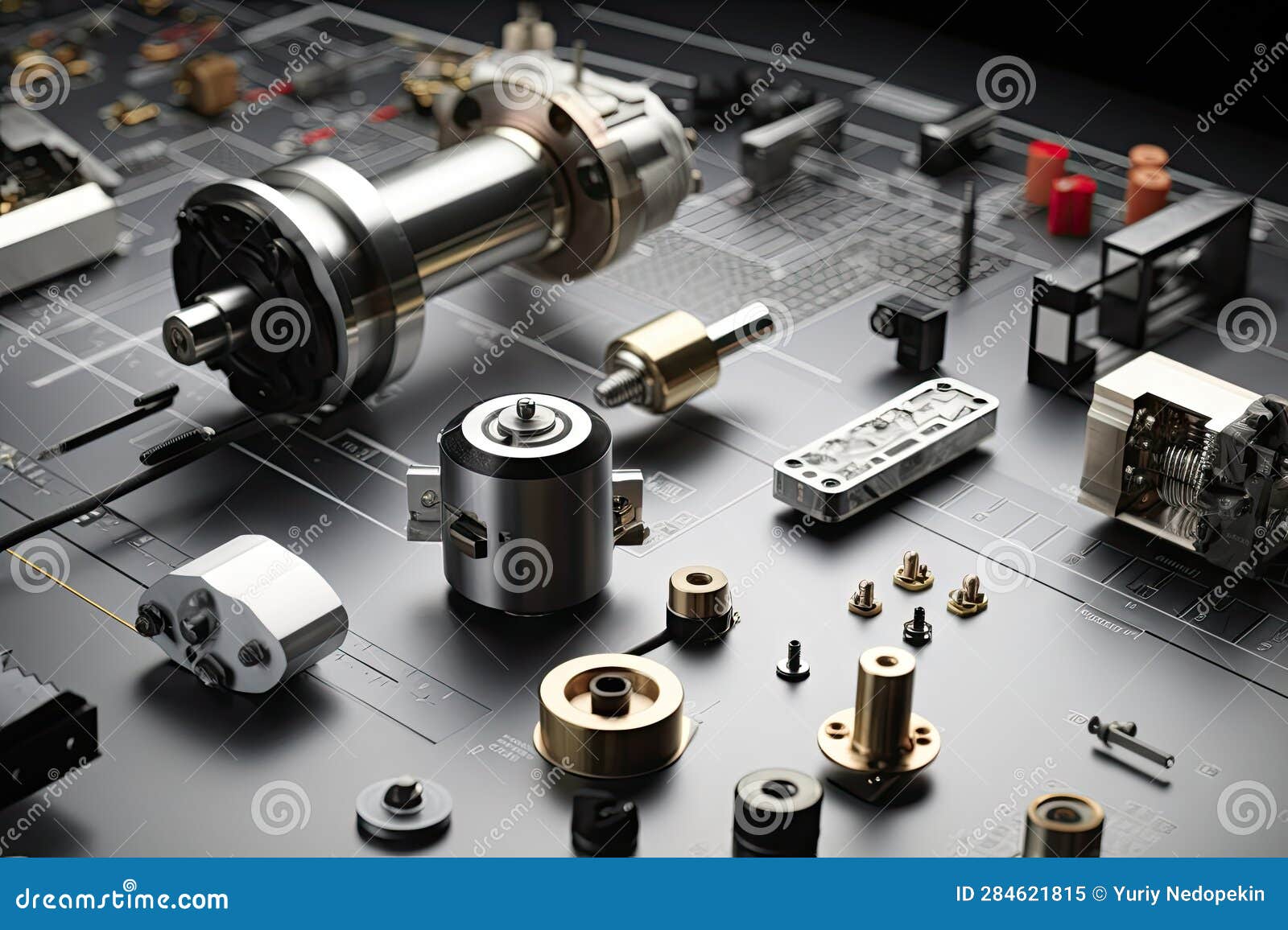Process of Laser Manufacturing High-precision Components Stock ...