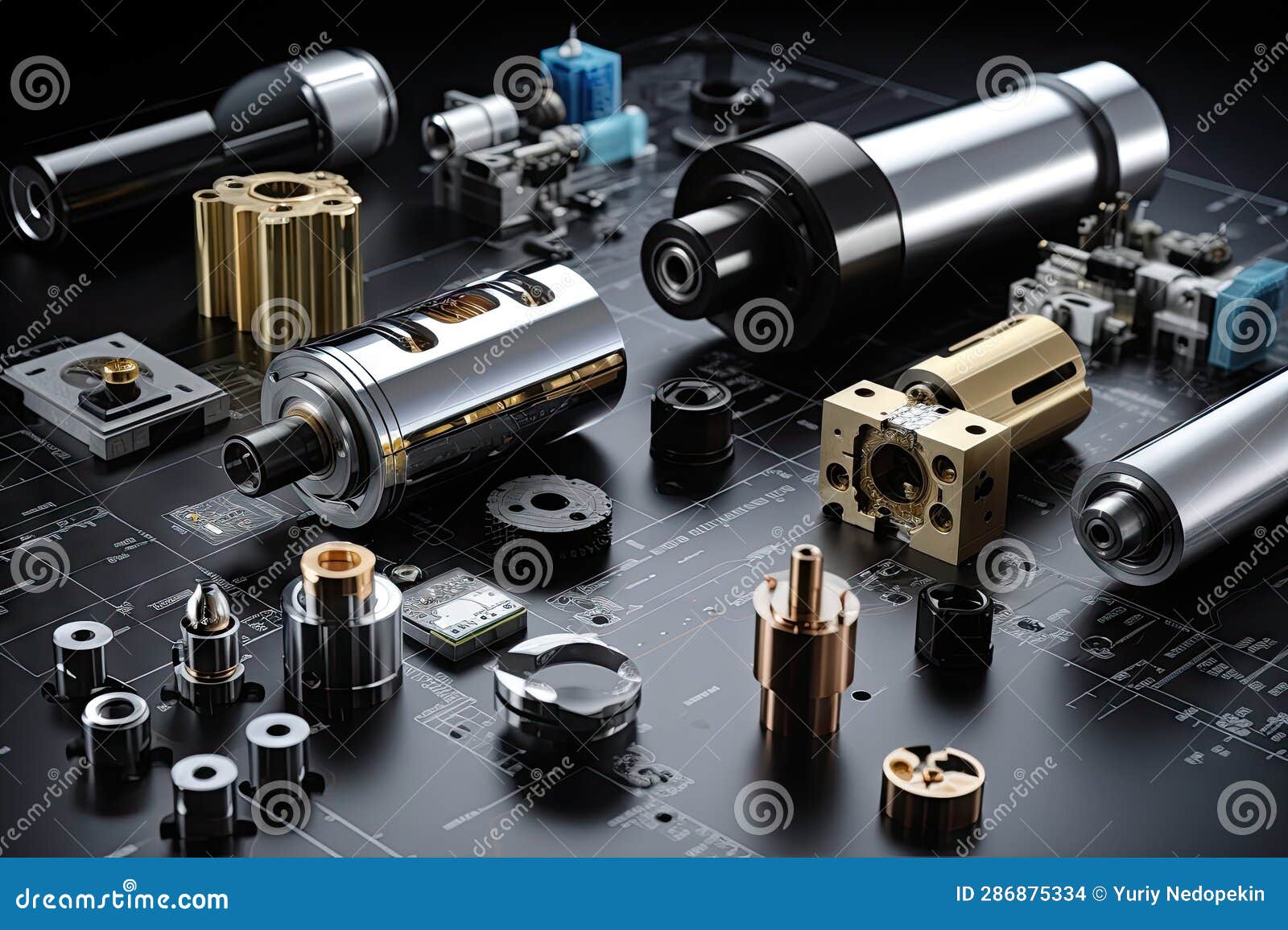 Process of Laser Manufacturing High-precision Components Stock ...
