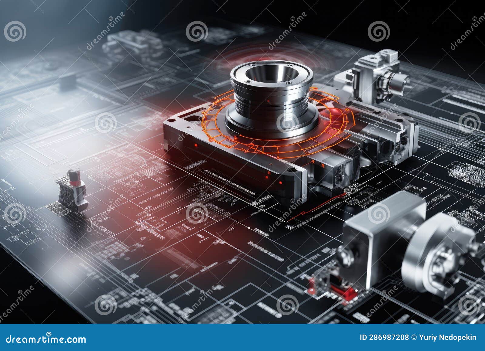 Process of Laser Manufacturing High-precision Components Stock ...