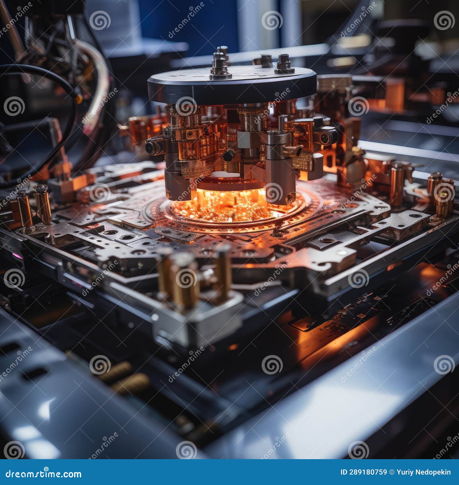 Process of Laser Manufacturing High-precision Components Stock ...