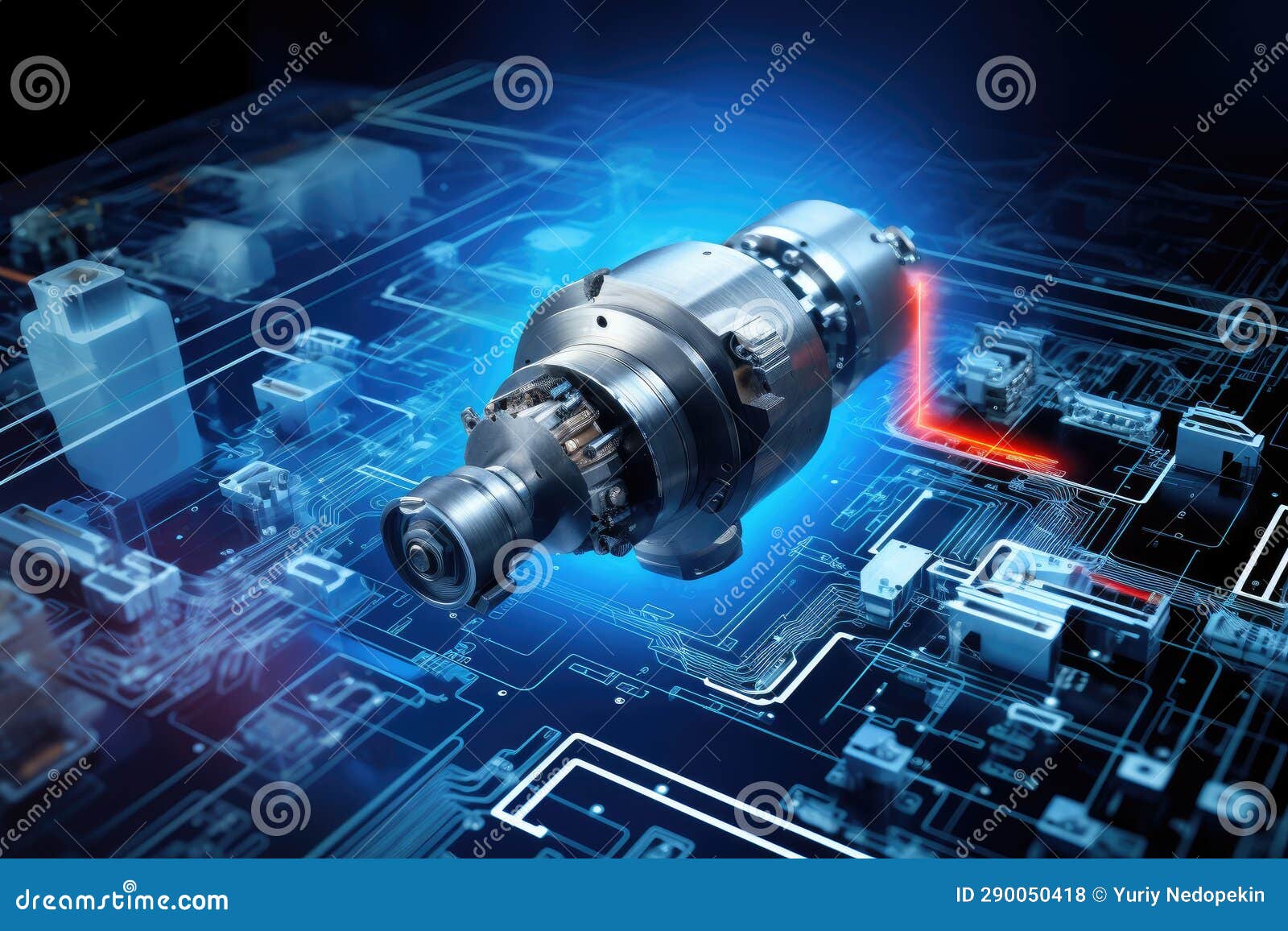 Process of Laser Manufacturing High-precision Components Stock ...
