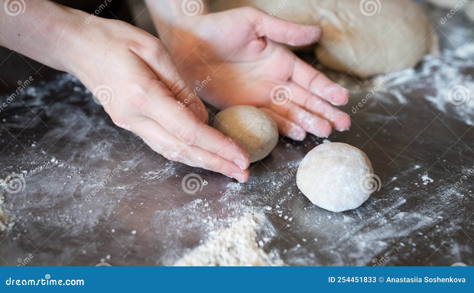 The Process of Learning the Craft of Baking in a Small Bakery, Molding ...