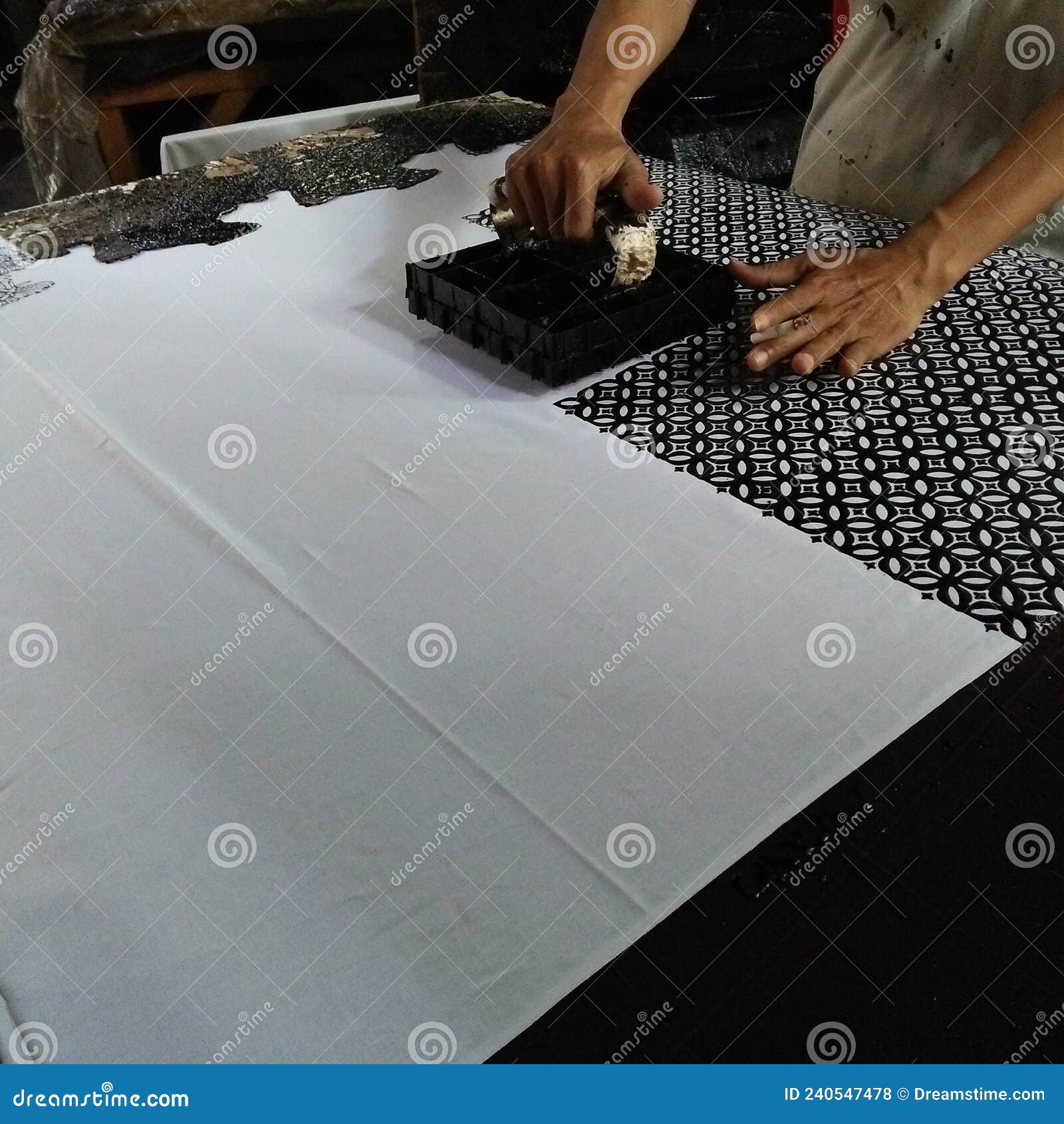 Making Batik Stamp Editorial Photo | CartoonDealer.com #35473357