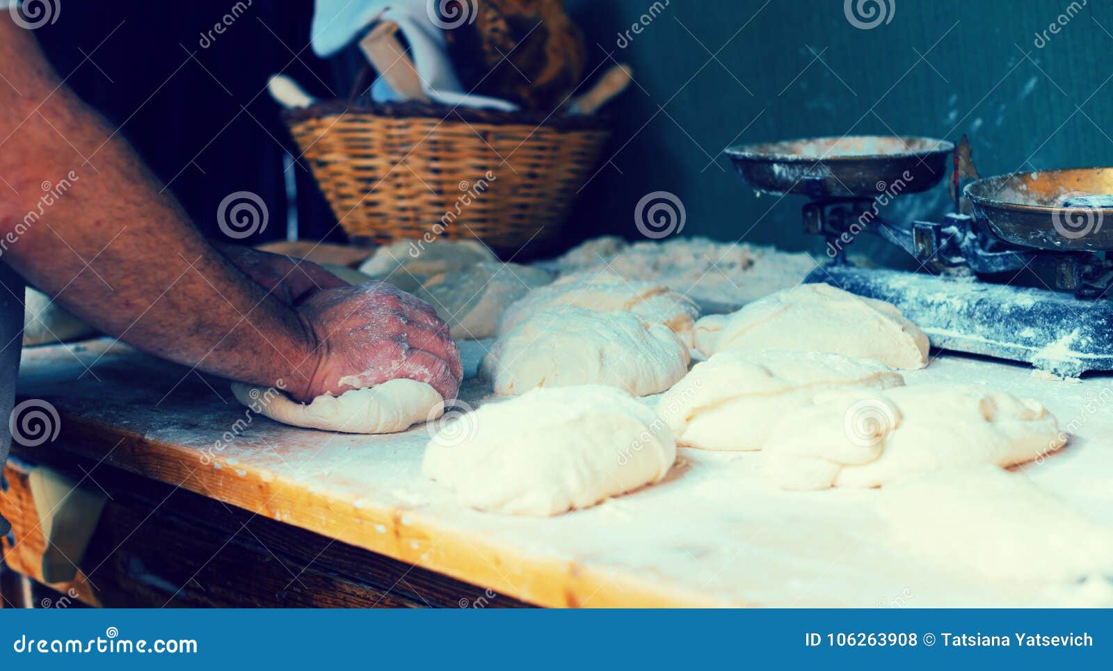 Process of making bread stock photo. Image of ethnicity - 106263908