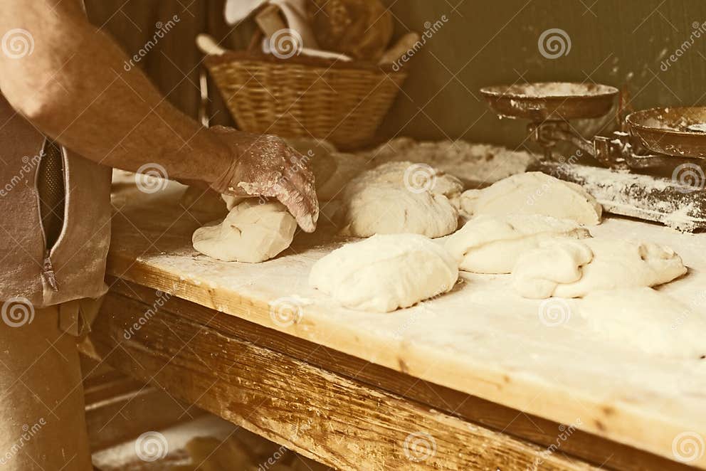 Process of making bread stock image. Image of ingredients - 111378059