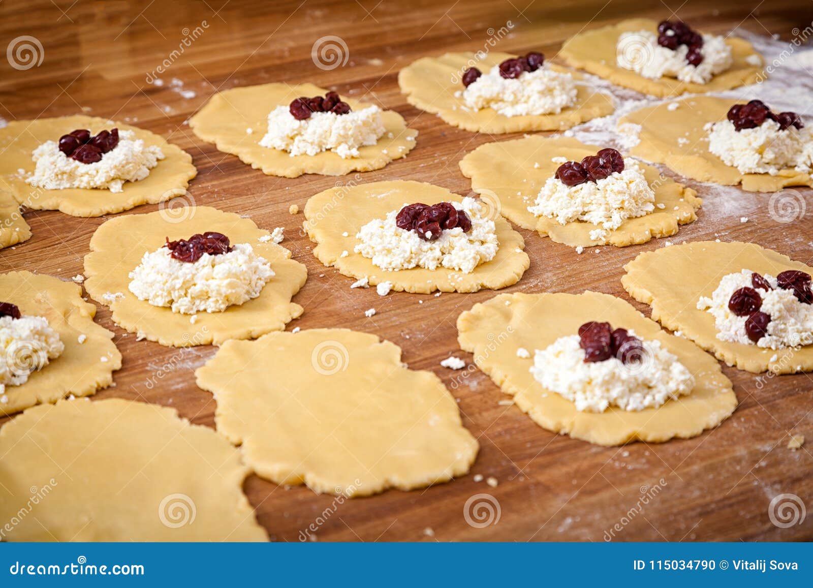 Process of making buns stock photo. Image of pretty - 115034790
