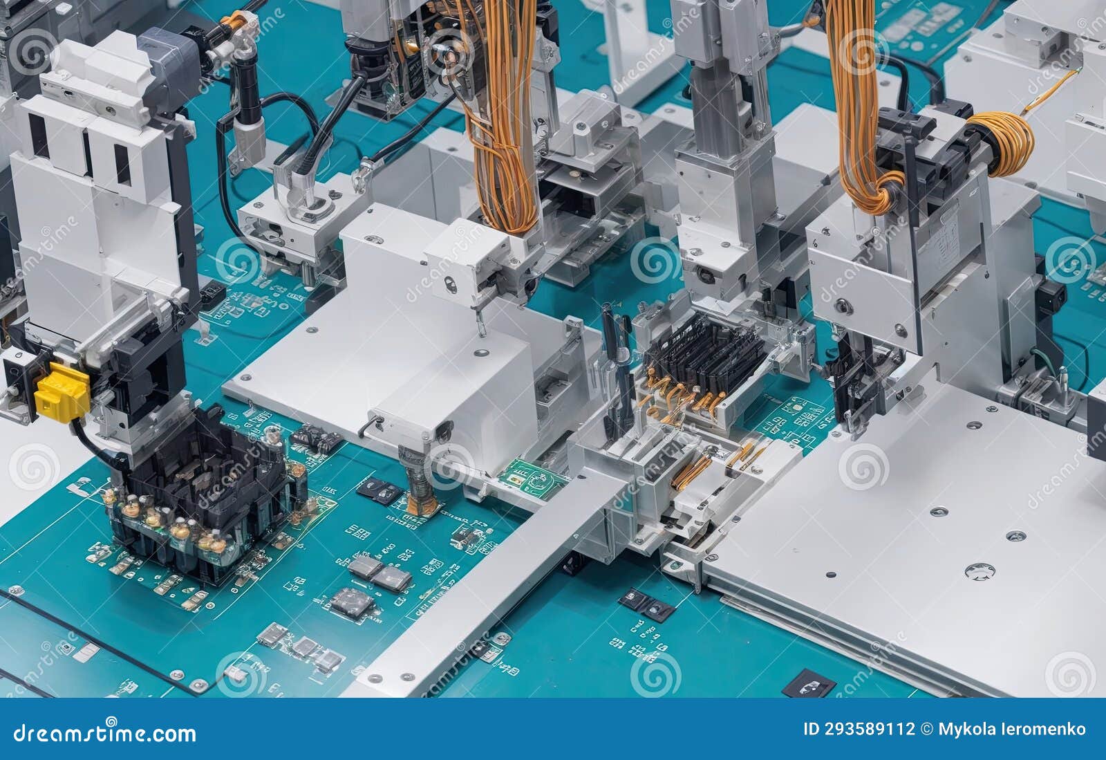 The Process of Making Chips in Production Stock Illustration ...