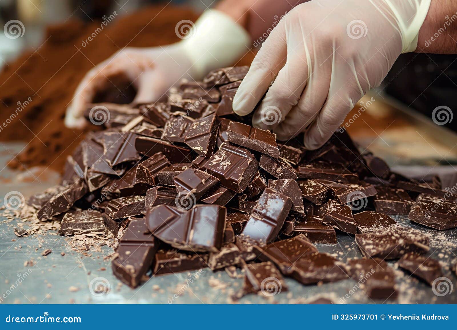 The Process of Making Chocolate. Production, Cooking. Generative AI ...