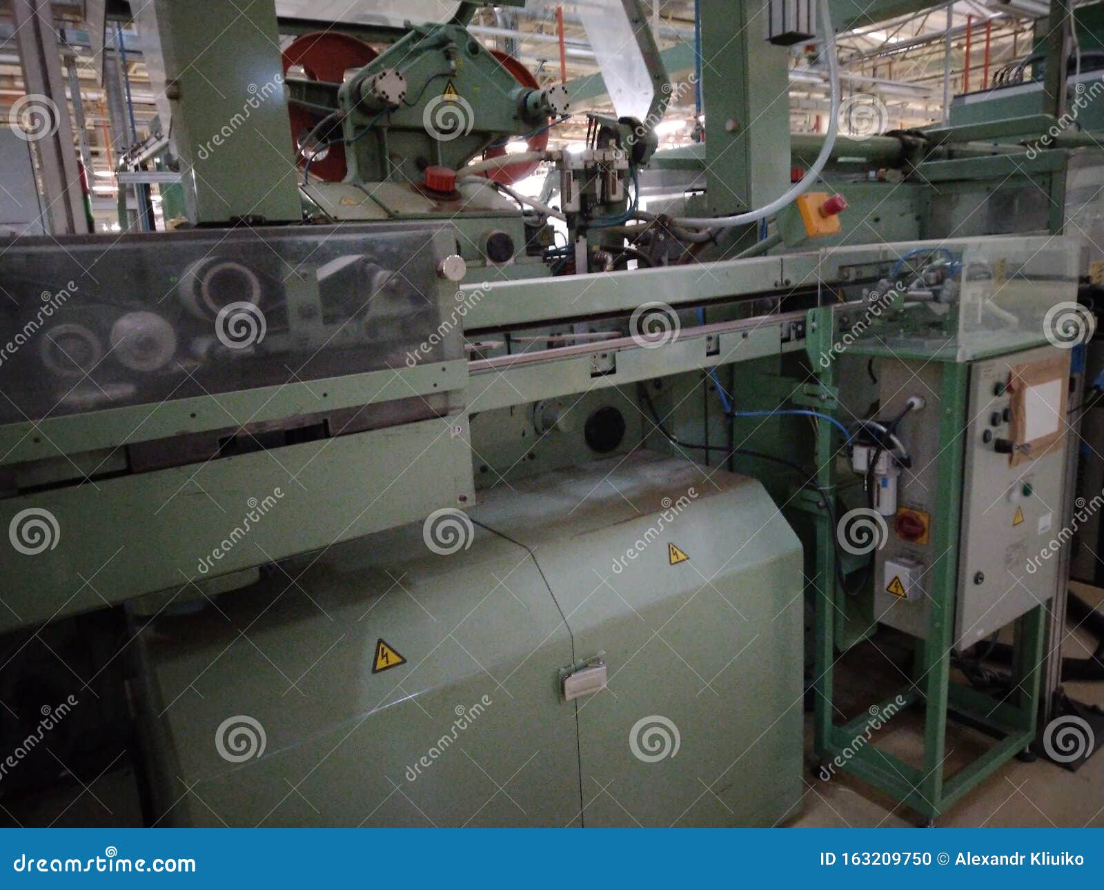 The Process of Making Cigarettes in a Tobacco Factory. Automated ...