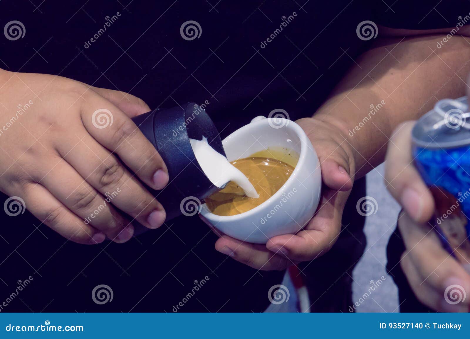 The Process of Making Coffee Stock Photo - Image of focus, poster: 93527140