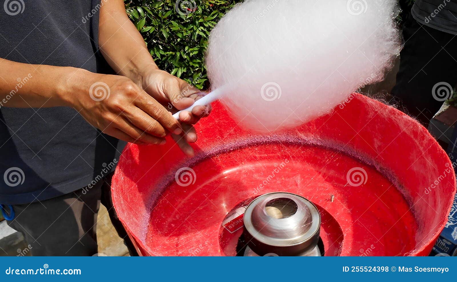Cotton Candy processing stock photo. Image of sprinkles - 255524398