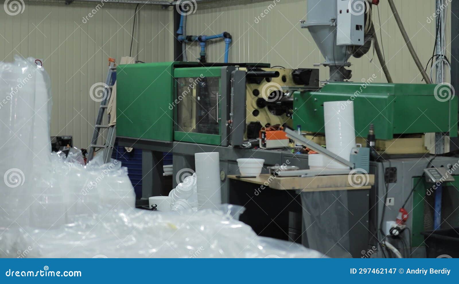 The Process of Making Disposable Tableware. Shame on Plastic Production ...