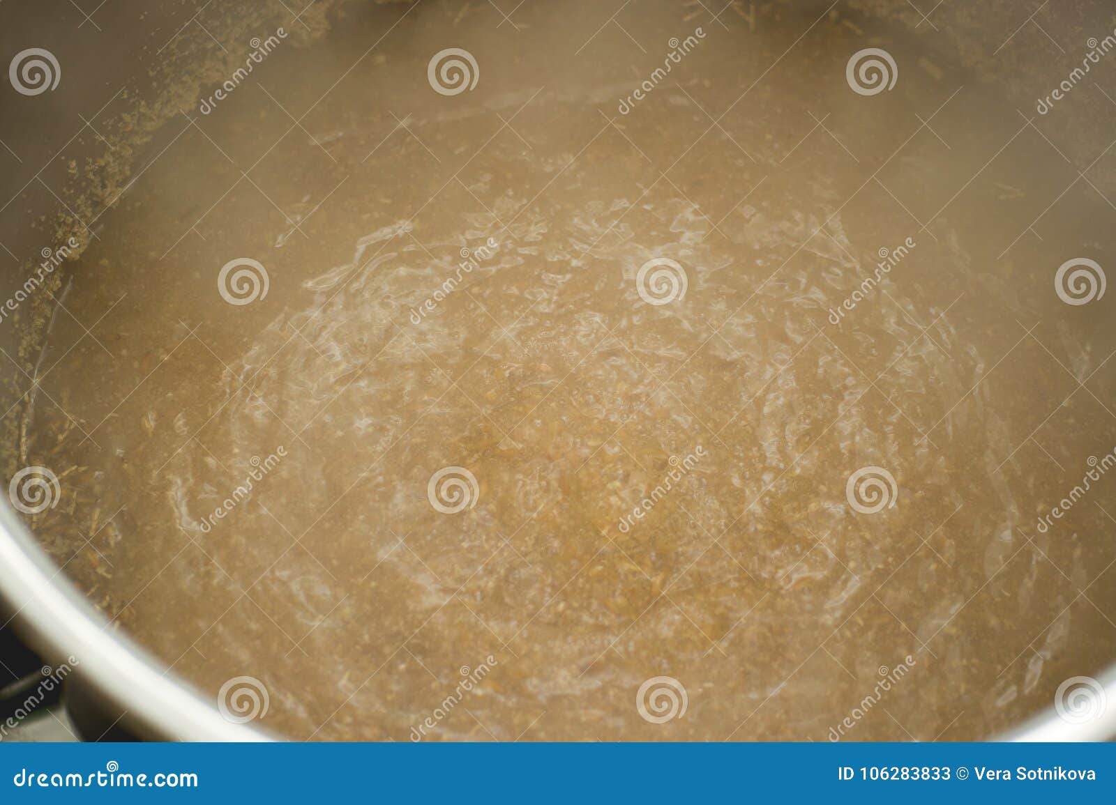 Process of Making Home Beer from Malt. Craft Beer from Barley an Stock ...
