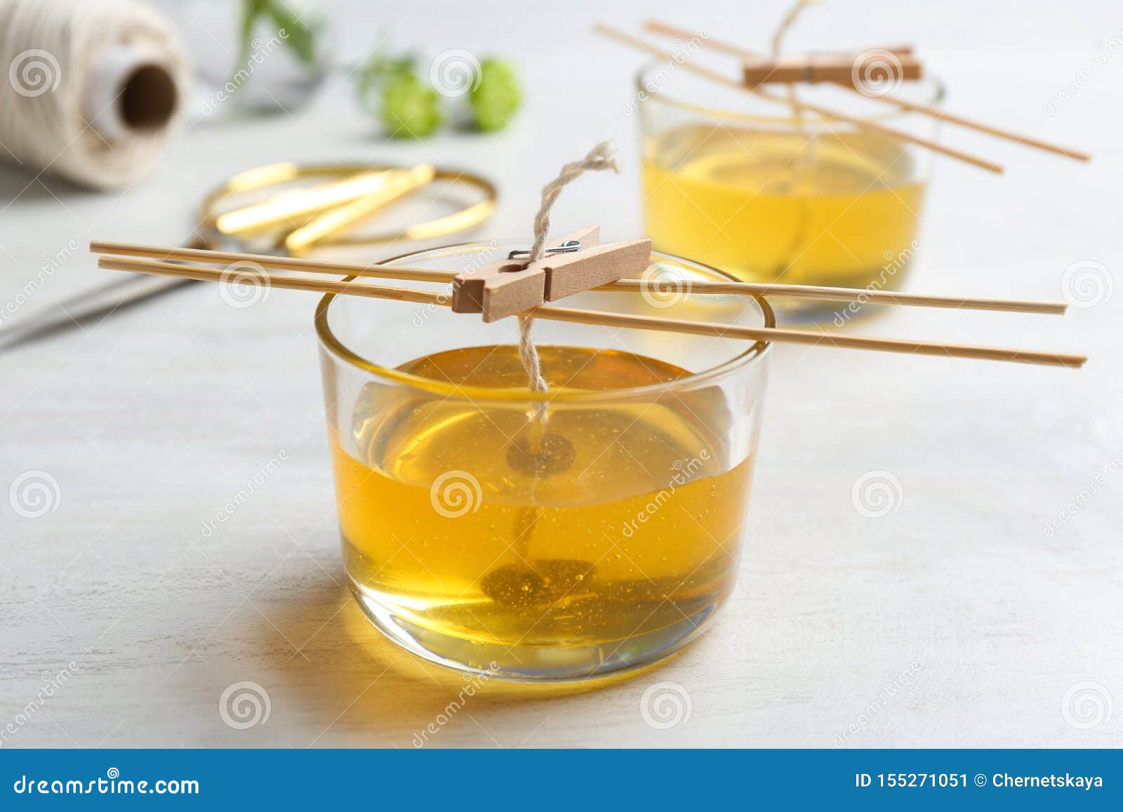 Process of Making Homemade Candle Stock Image - Image of handmade ...