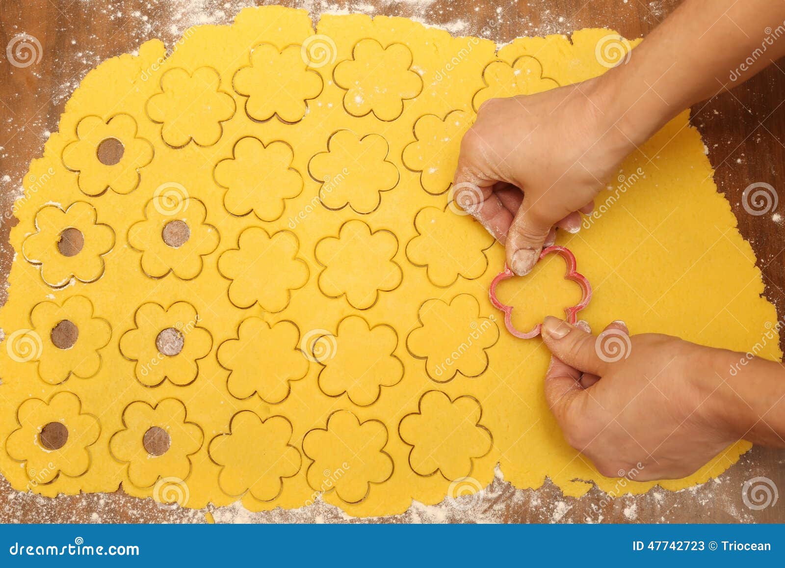 Process of Making Homemade Cookies Stock Image - Image of gingerbread ...