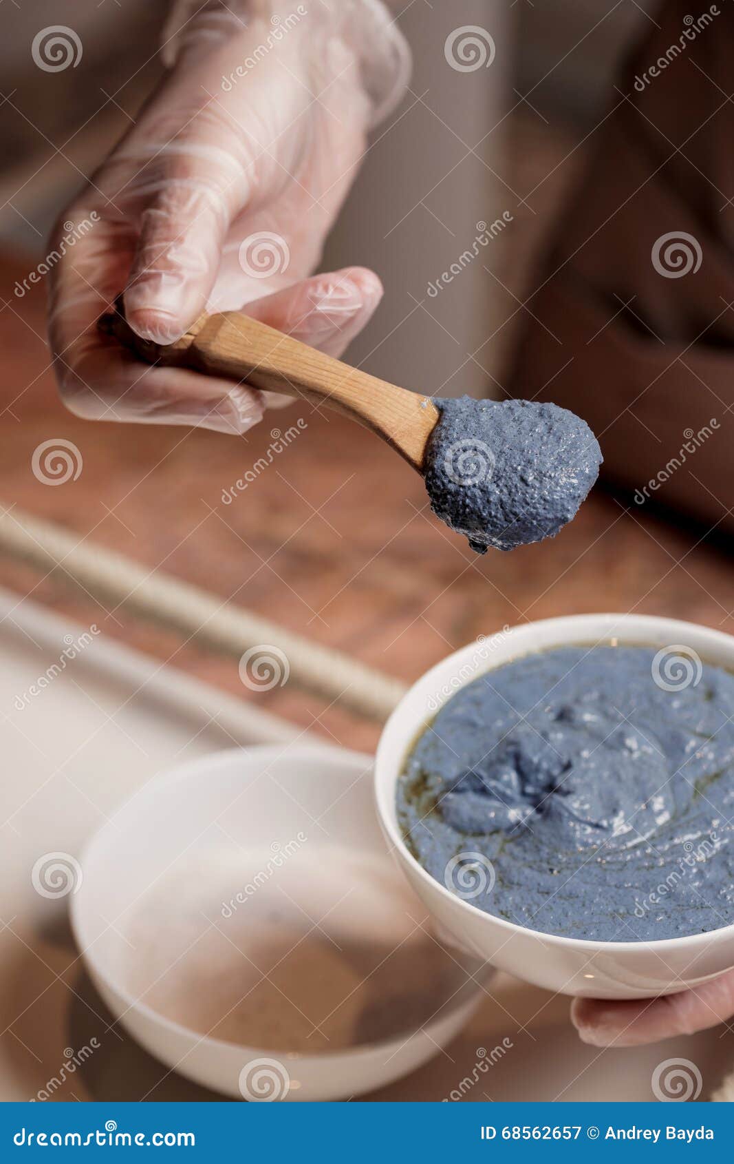 Process of Making Natural Cosmetics Stock Image - Image of spatula ...