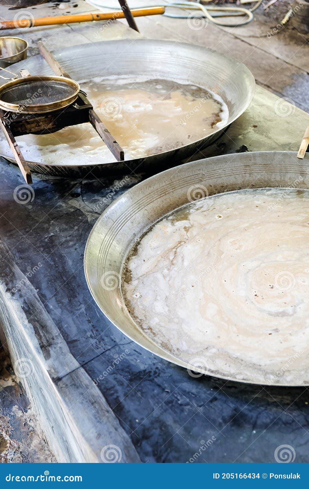 The Process of Making Palm Sugar Stock Photo - Image of cultures ...