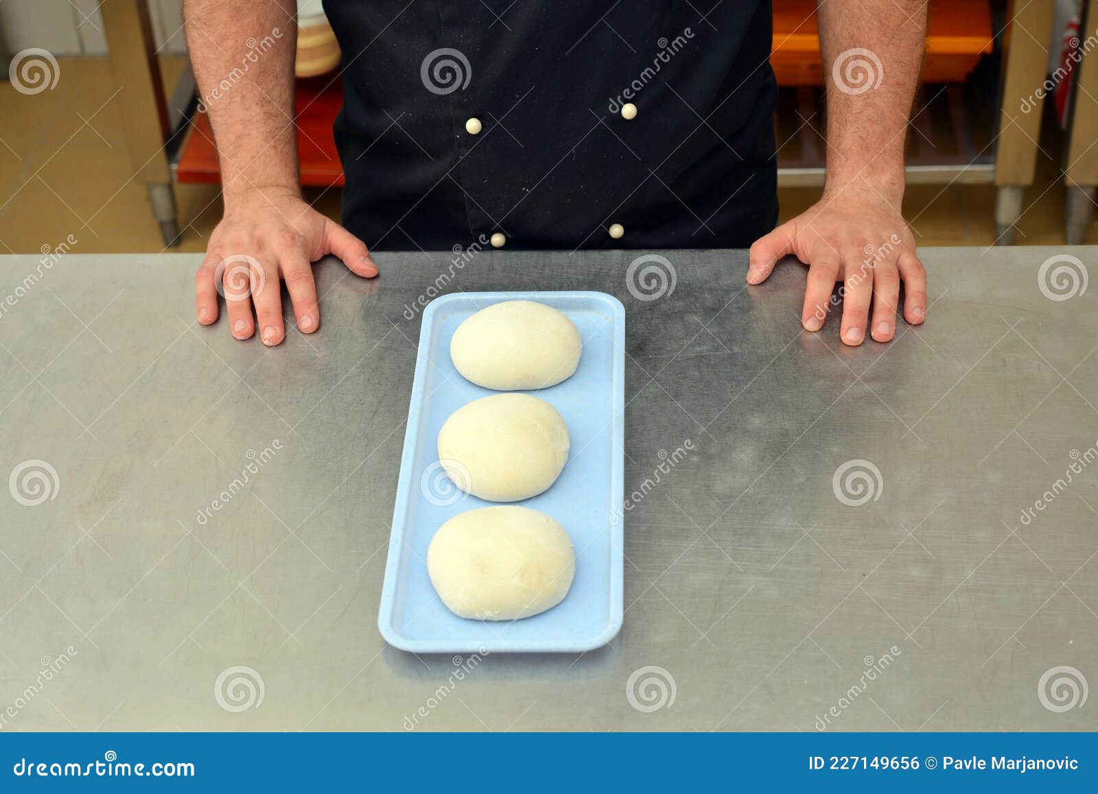 The Process of Making Pizza Stock Photo - Image of cuisine, fast: 227149656