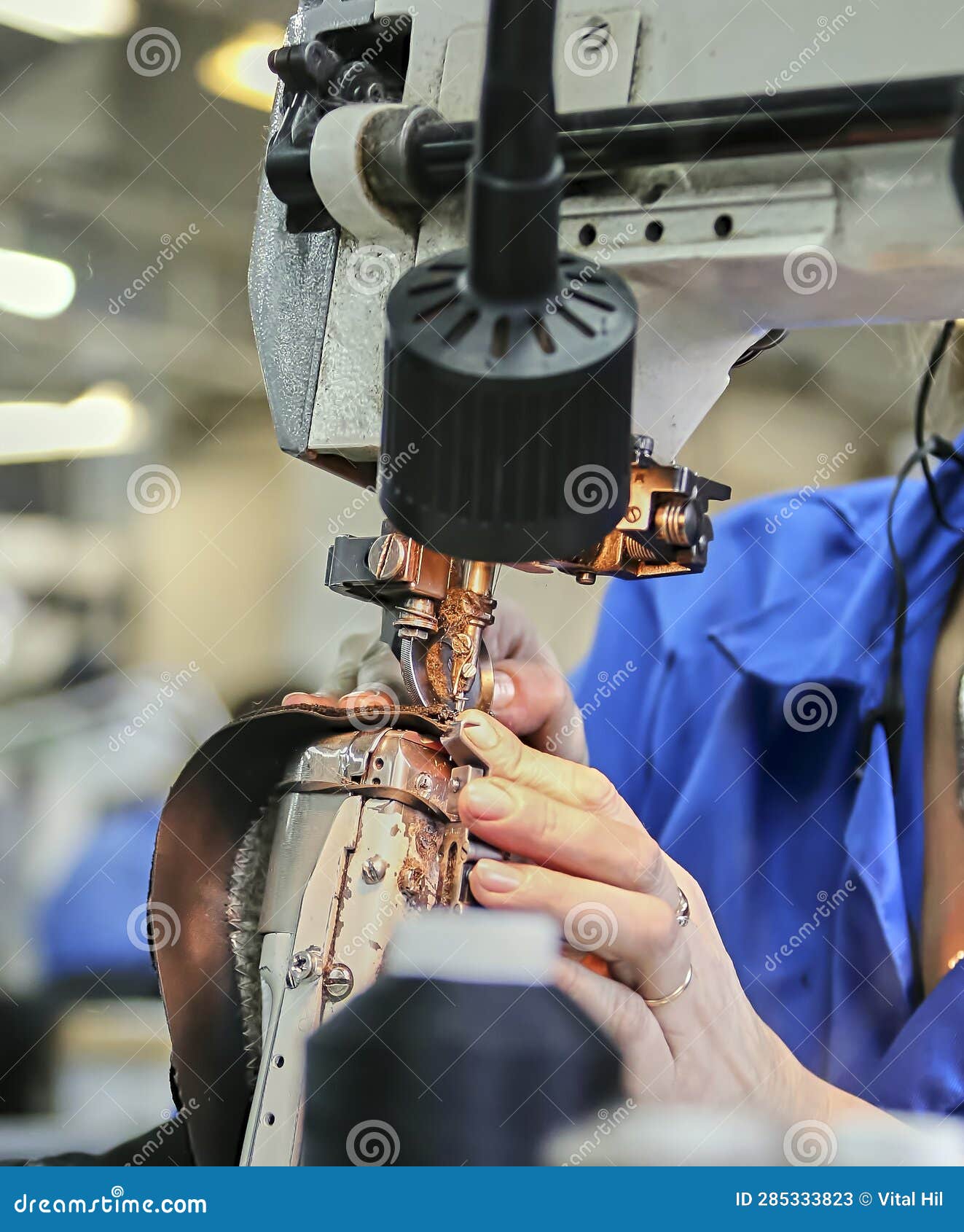 The Process of Making Shoes in a Factory Stock Image - Image of plant ...