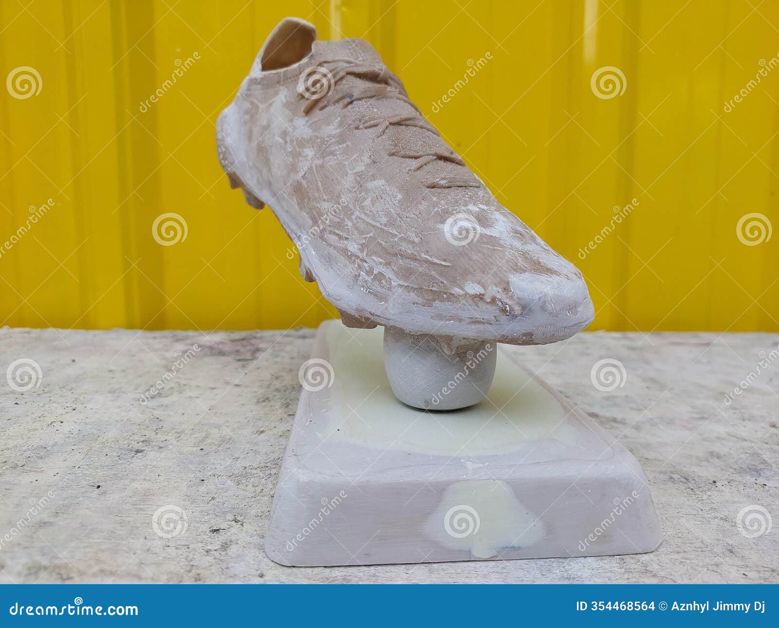 The Process of Making the Soccer Golden Boot Trophy is Made of Fiber ...