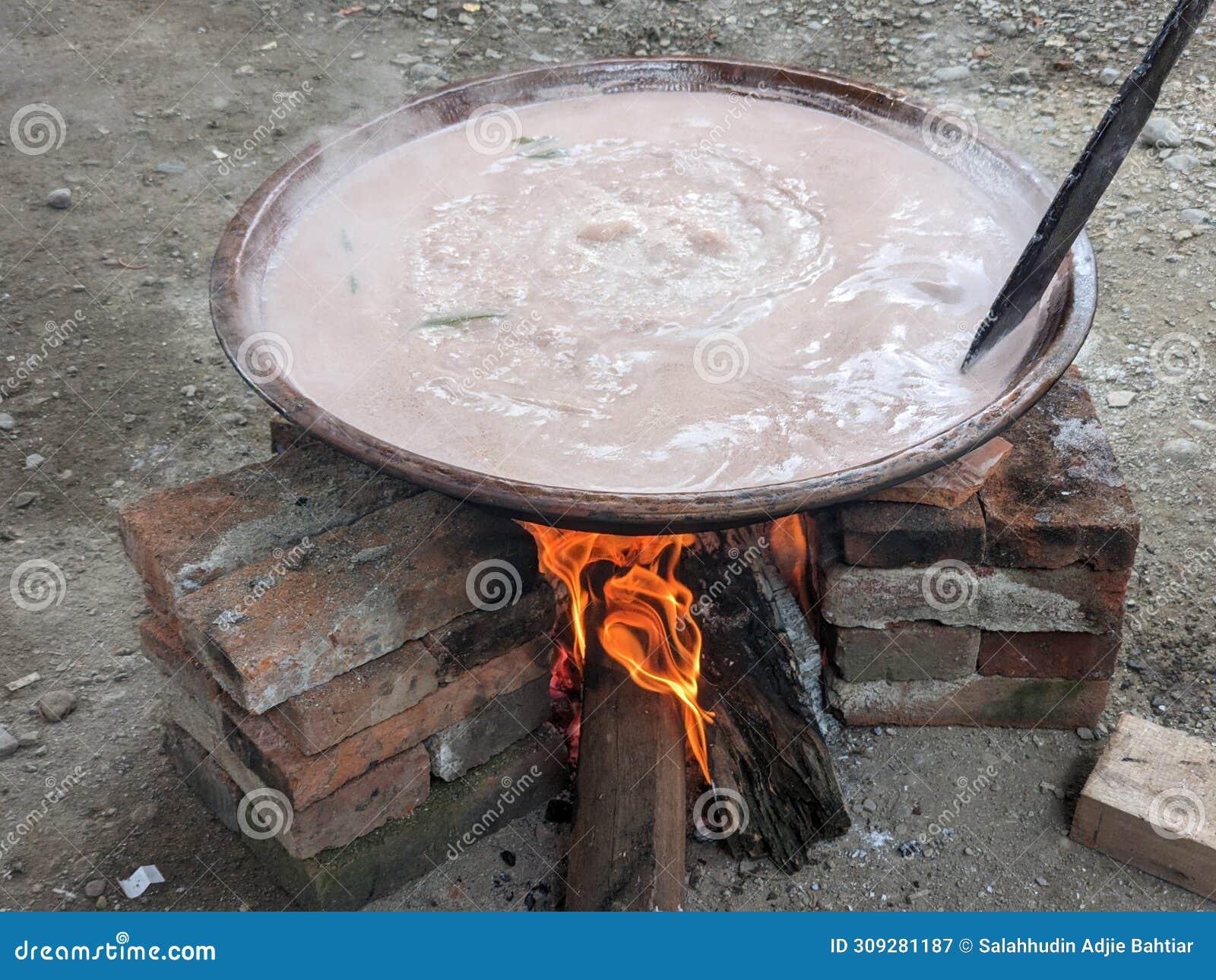 Process of Making Traditional Indonesian Food Stock Image - Image of ...