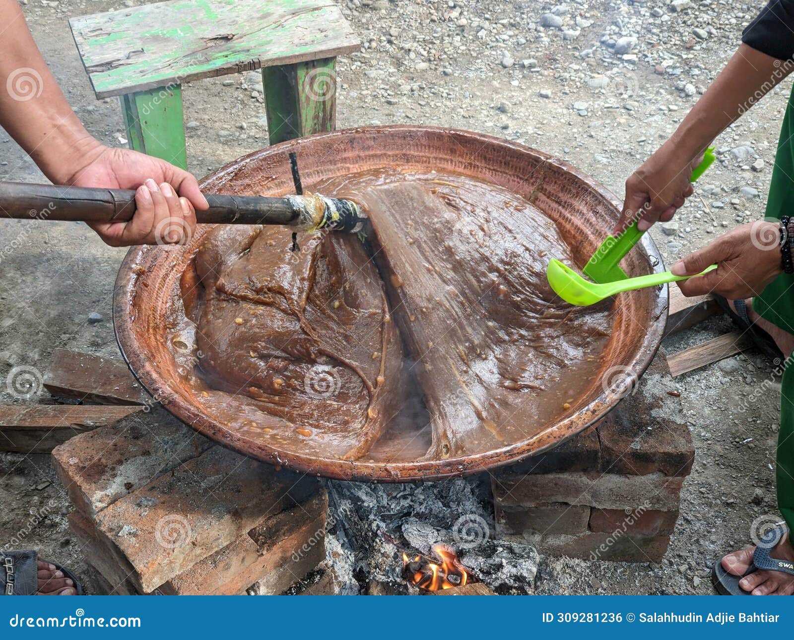 Process of Making Traditional Indonesian Food Stock Photo - Image of ...
