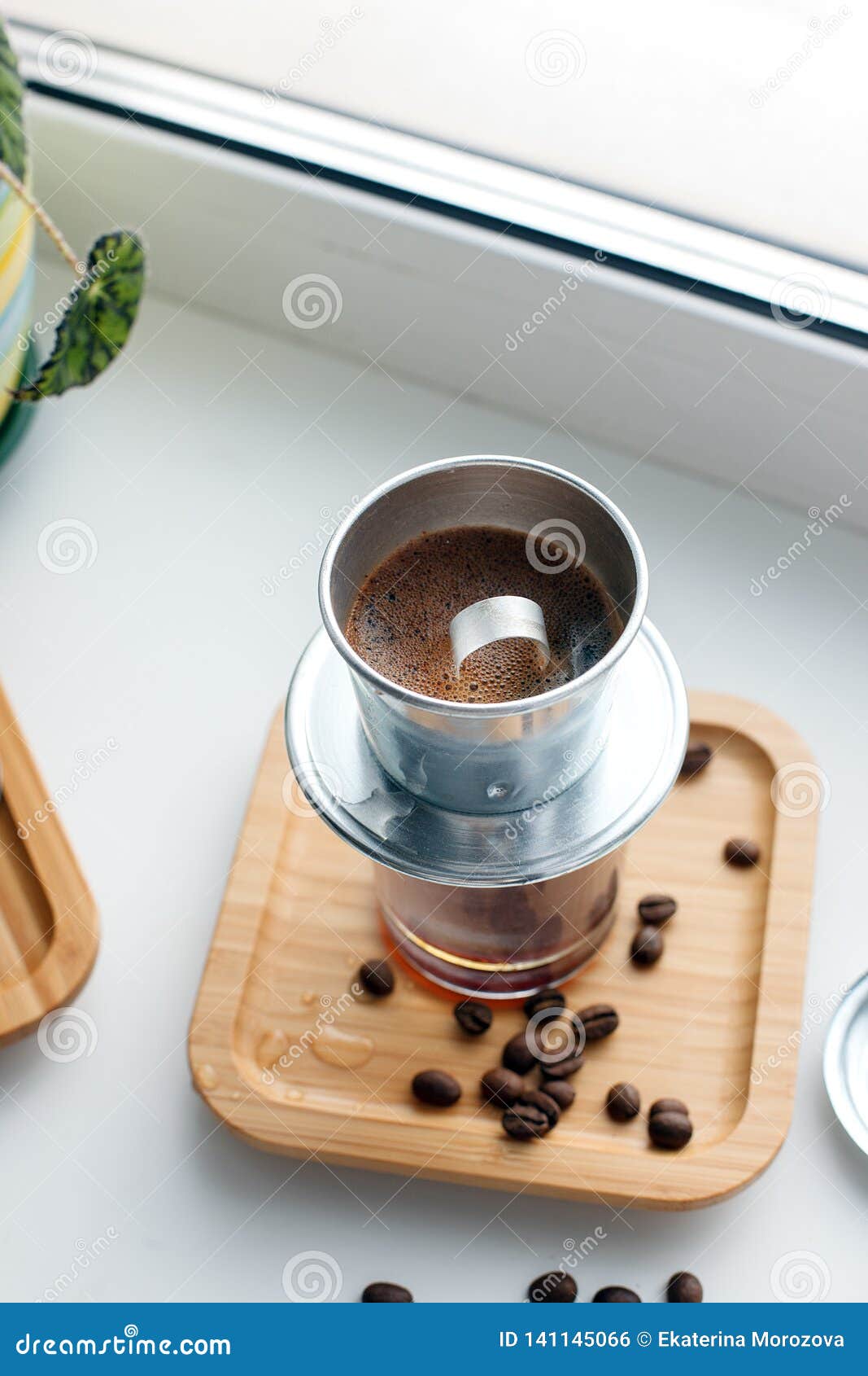 Process of Making of of Vietnamese Coffee Metode. Good Morning Routine ...