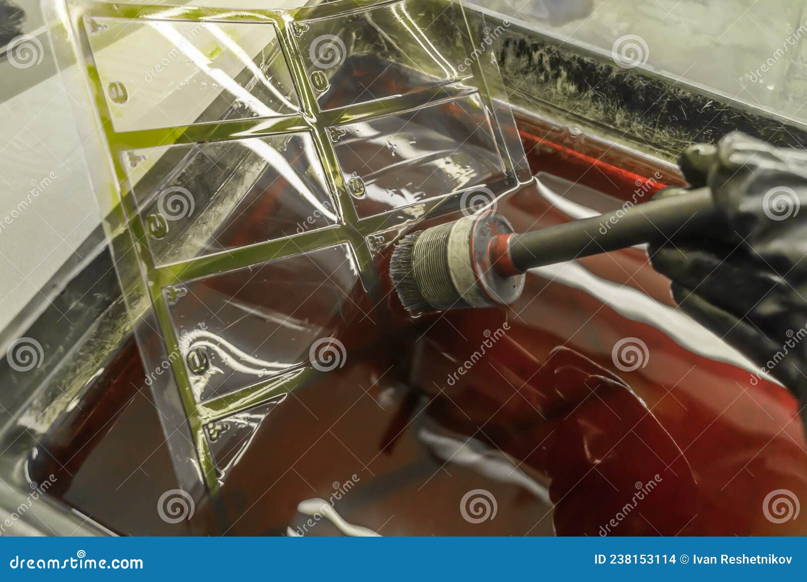 The Process of Manual Washing of Polymer Printing Plates in a Special ...