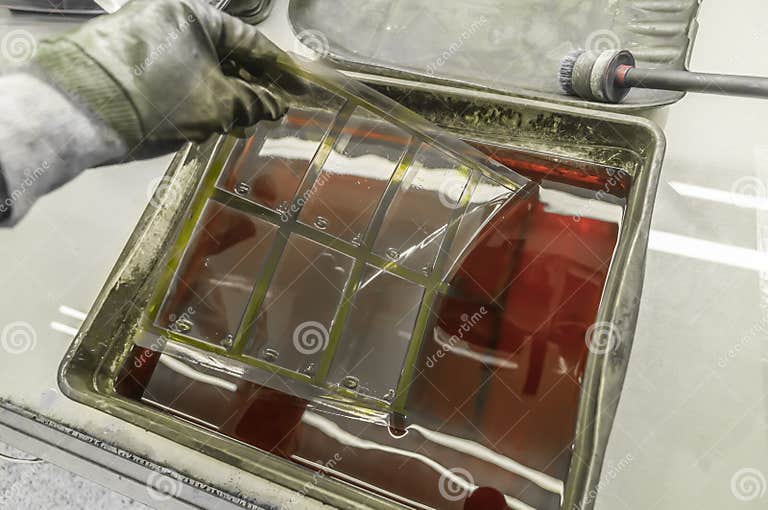 The Process of Manual Washing of Polymer Printing Plates in a Special ...