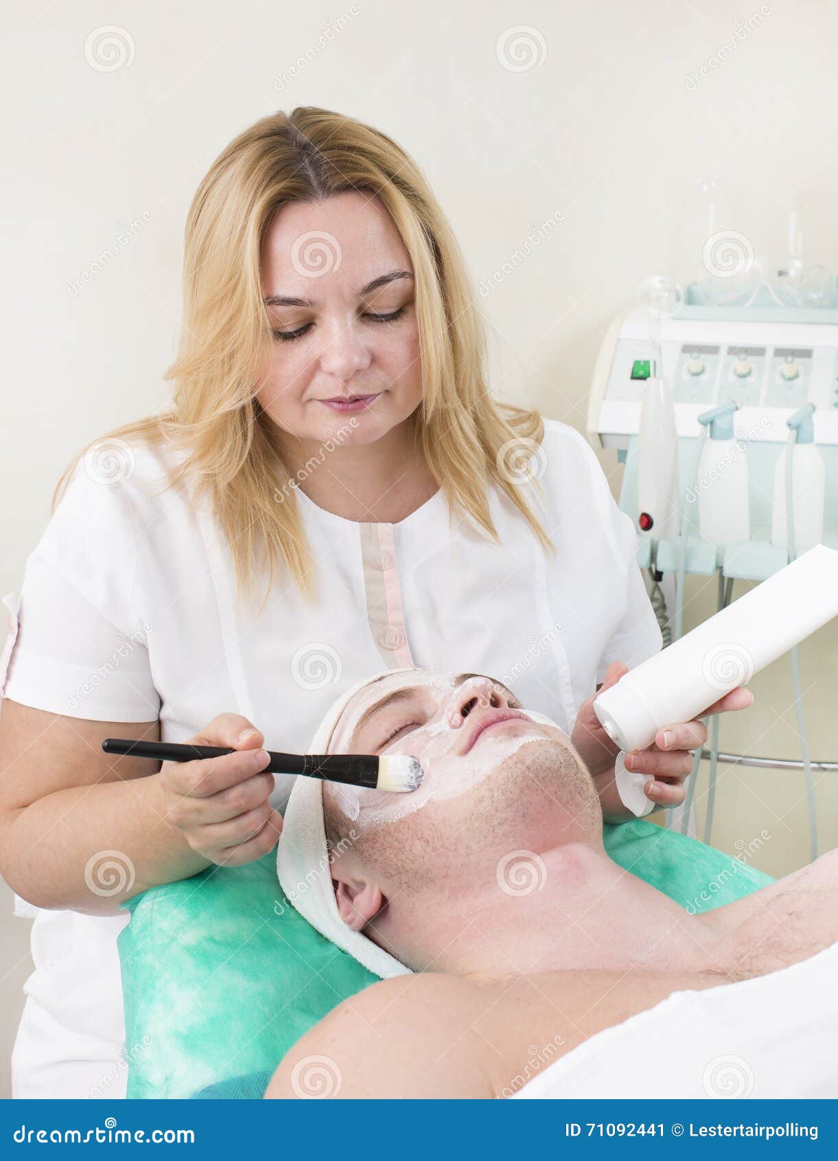 Process of Massage and Facials Stock Image - Image of facial, care ...