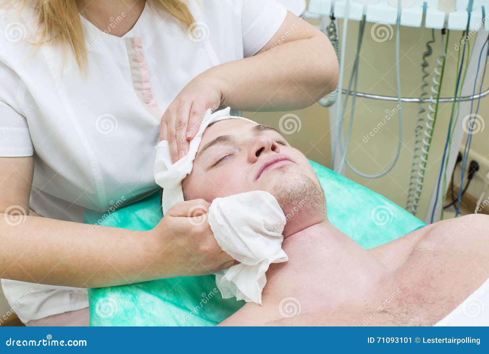 Process of Massage and Facials Stock Image - Image of people, female ...