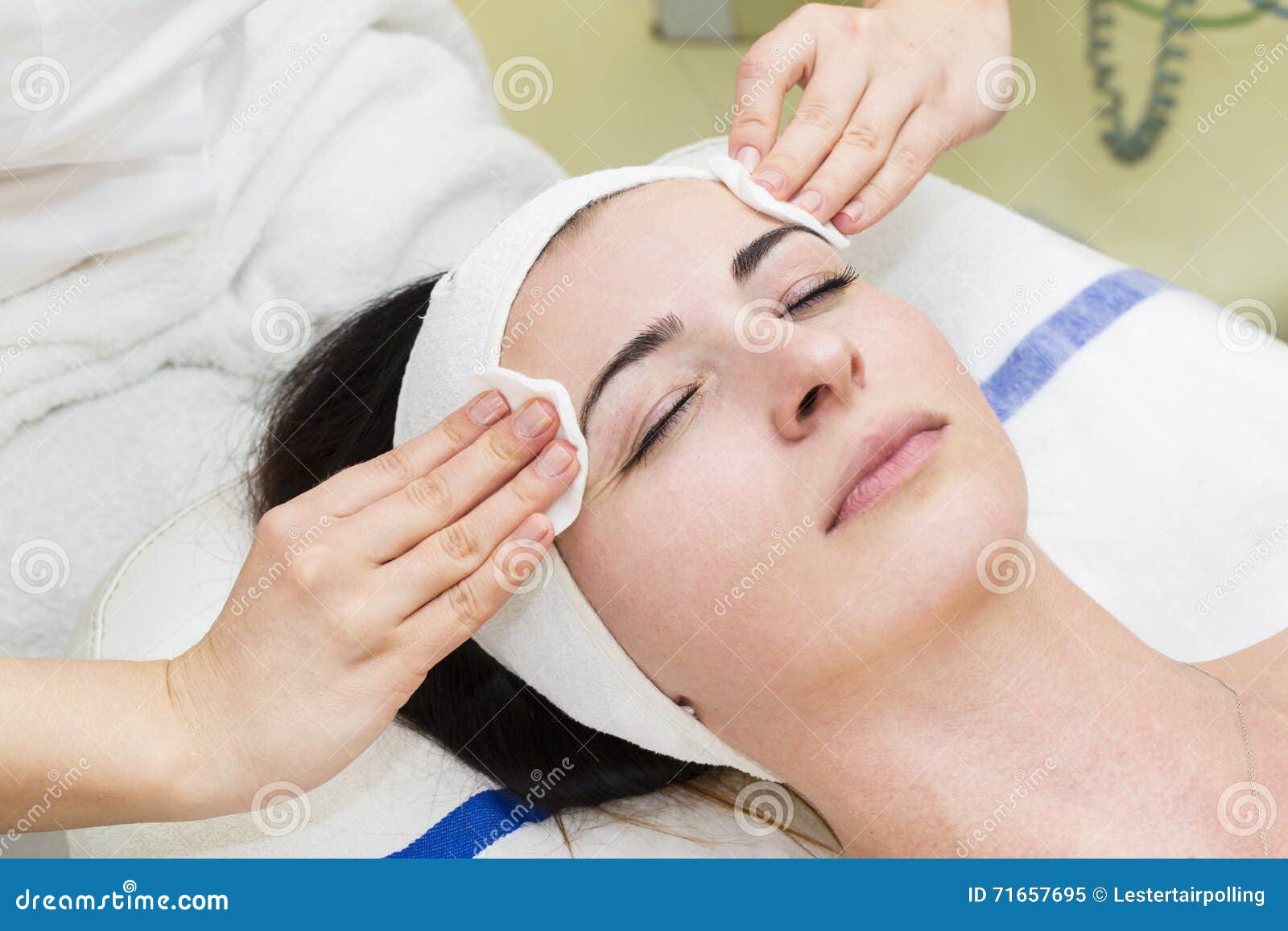 Process of Massage and Facials Stock Image - Image of neck, health ...