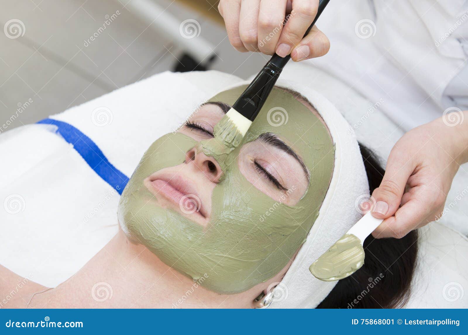 Process of Massage and Facials Stock Image - Image of female, health ...
