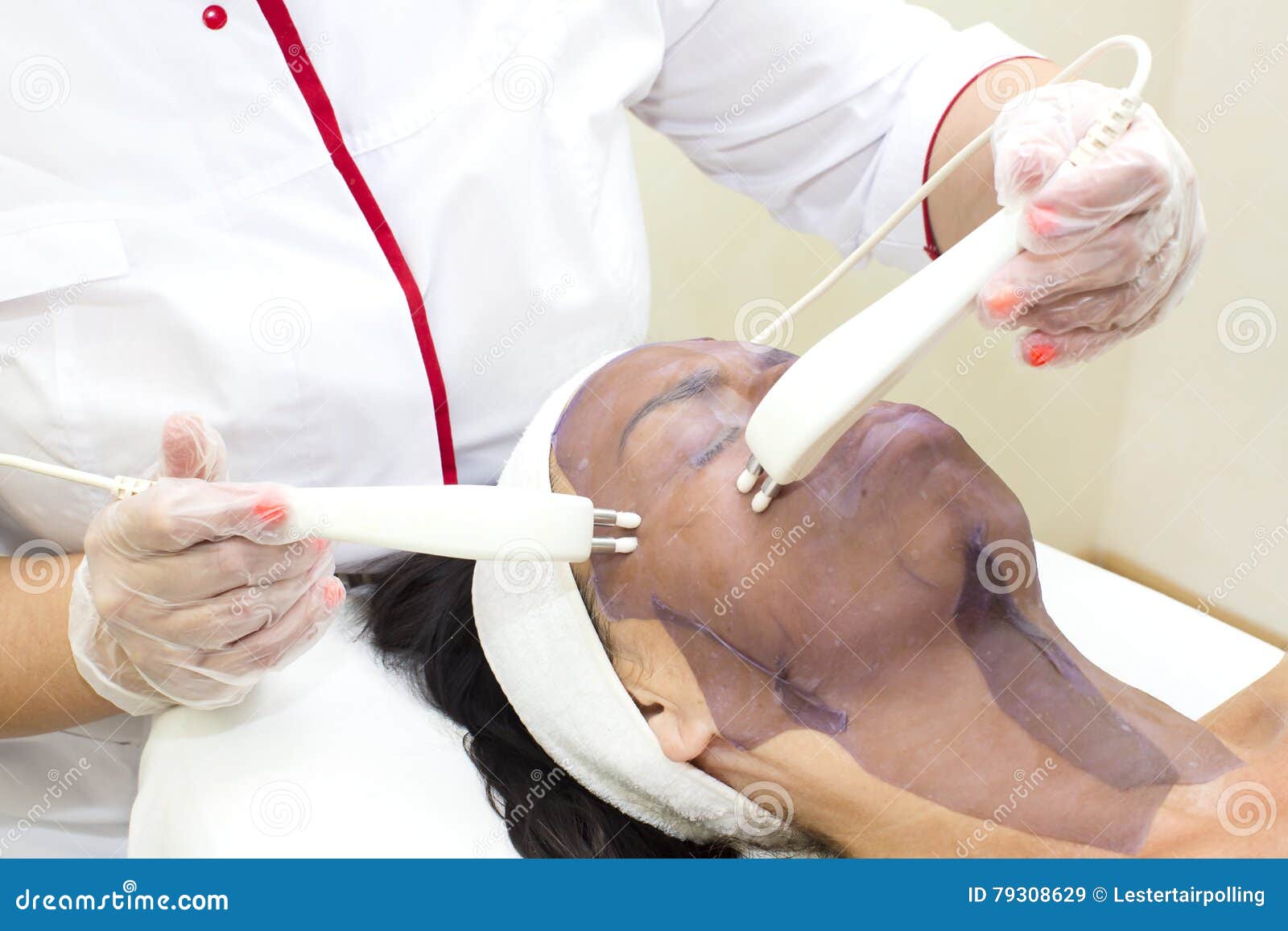 Process of Massage and Facials Stock Image - Image of body, peeling ...