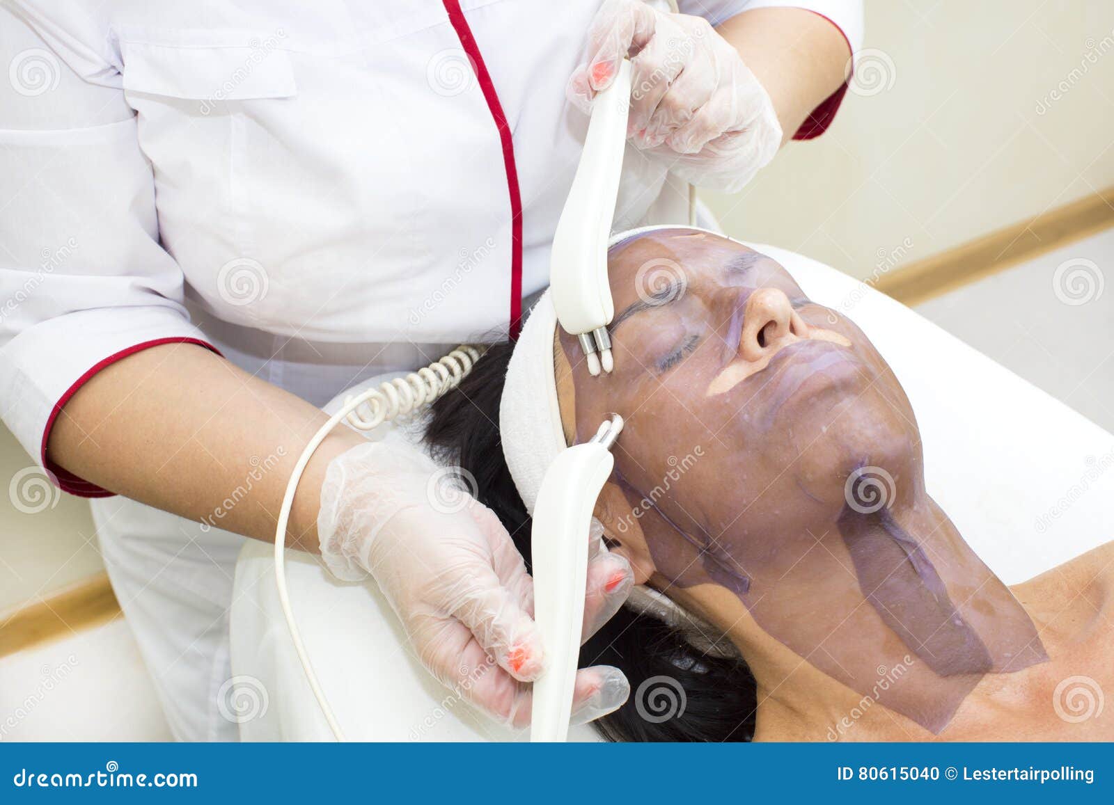 Process of Massage and Facials Stock Photo - Image of massage, gentle ...