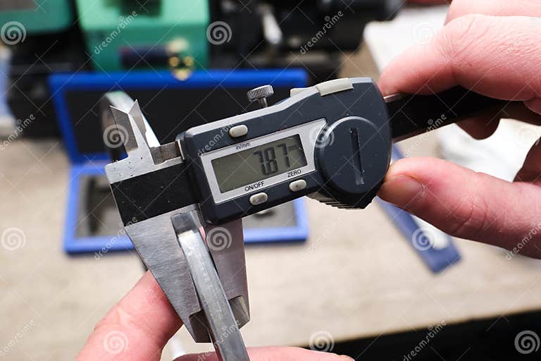 He Process of Measuring the Thickness of a Ring of a Diesel Engine ...