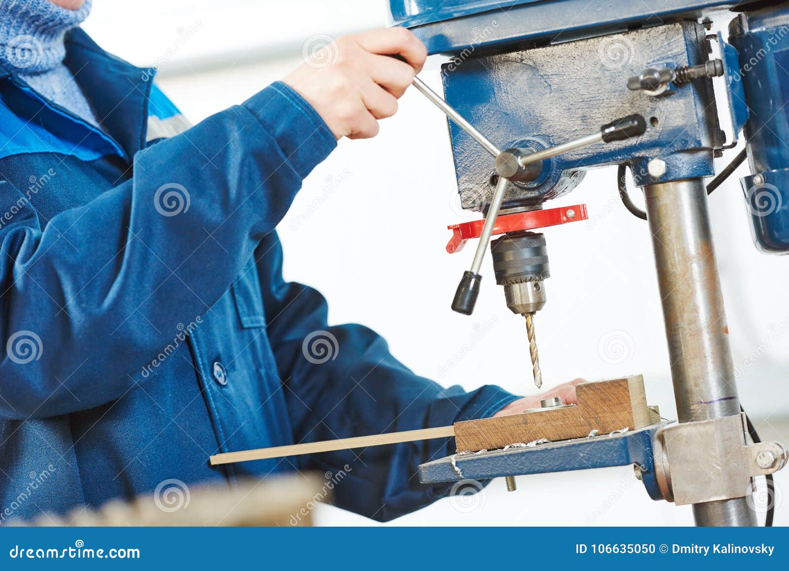 Process of Metal Drill Machining Stock Photo - Image of binding ...