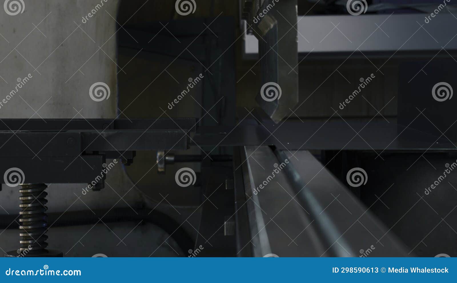 The Process of Metal Sheet Bending on a CNC Bending Machine. Creative ...