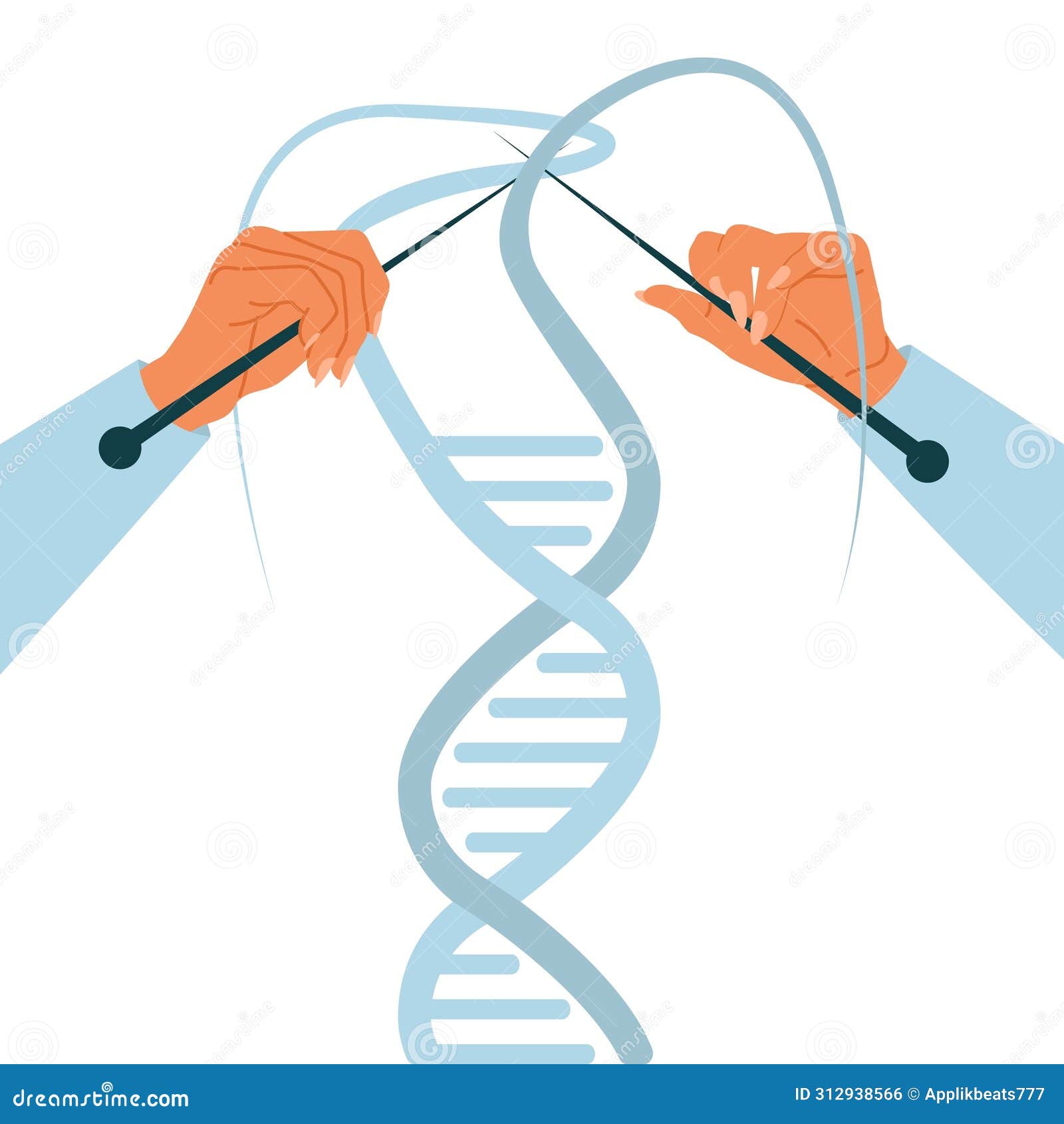 Process of Molecular Cloning, Editing Modification Dna, Laboratory of ...